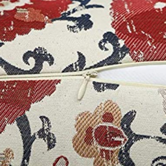 Mika Home | Accents | Mika Home Pack Of 2 Jacquard Circle Floral Pillow ...